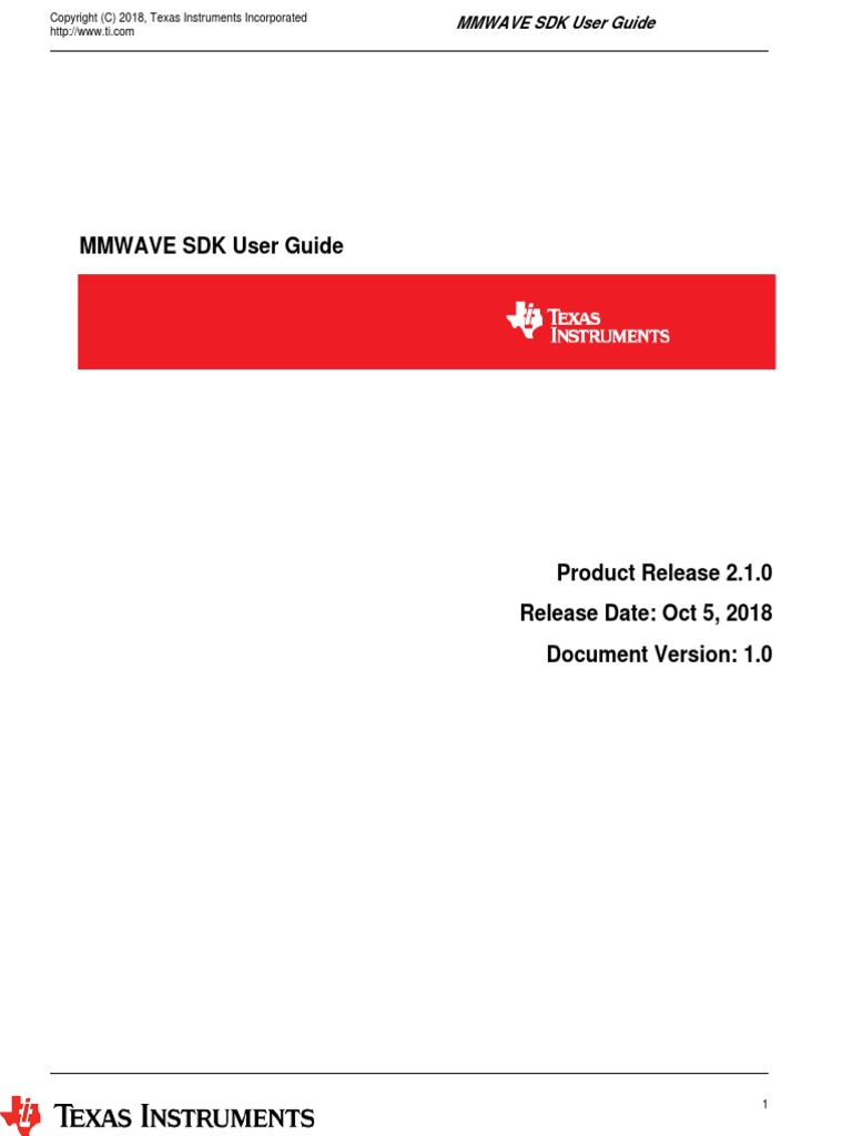 Mmwave SDK User Guide | PDF | Booting | Command Line Interface
