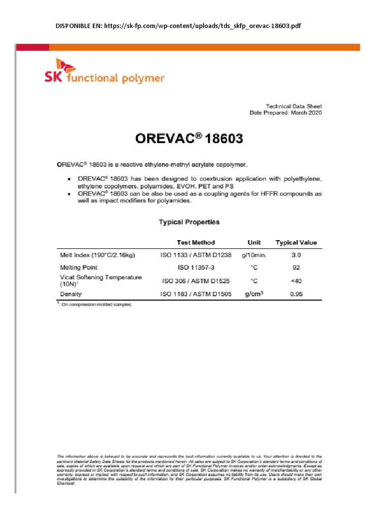 Orevac 18603 | PDF