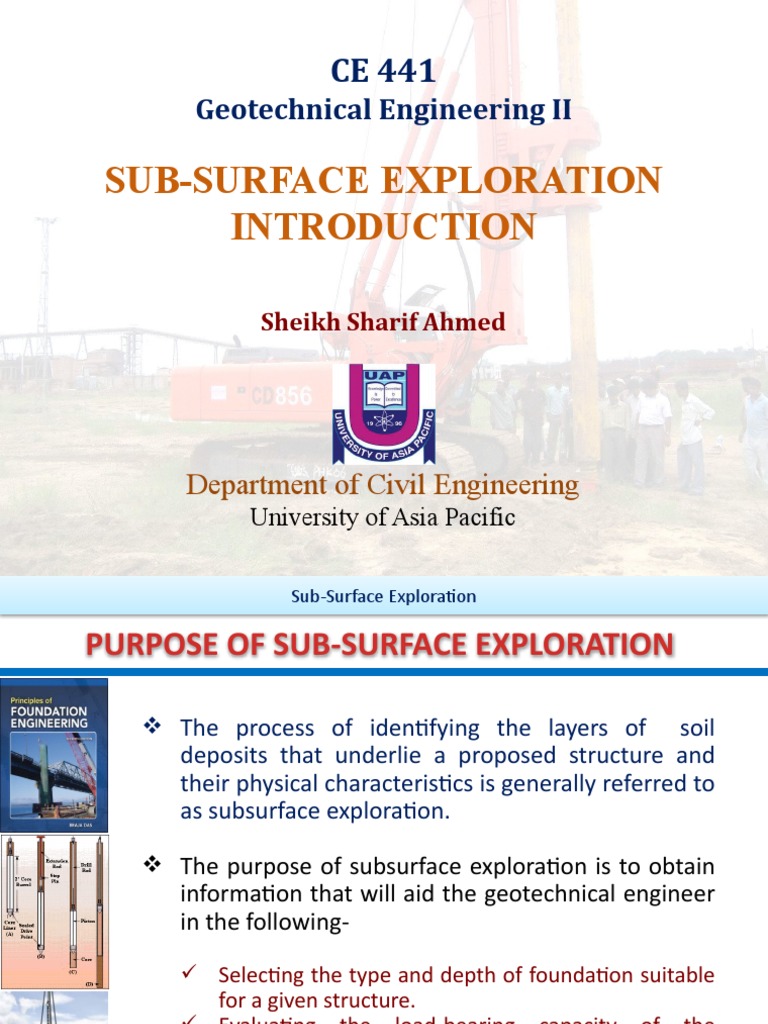 02 Sub-Surface Exploration 01 | PDF | Geographic Information System | Geotechnical Engineering