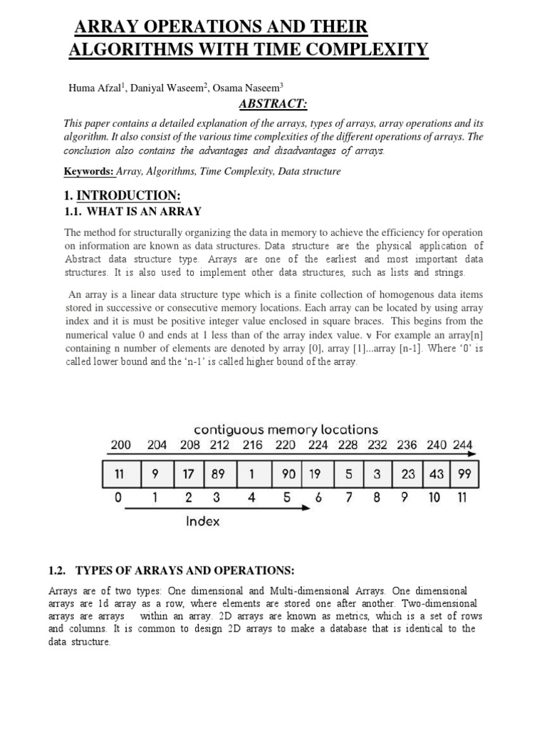 COD Group DSA Research Paper | PDF