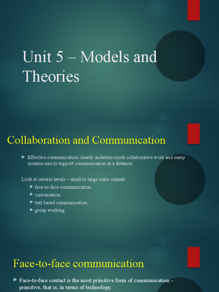 HCI - Unit 5 - 1 | PDF | Communication | Body Language