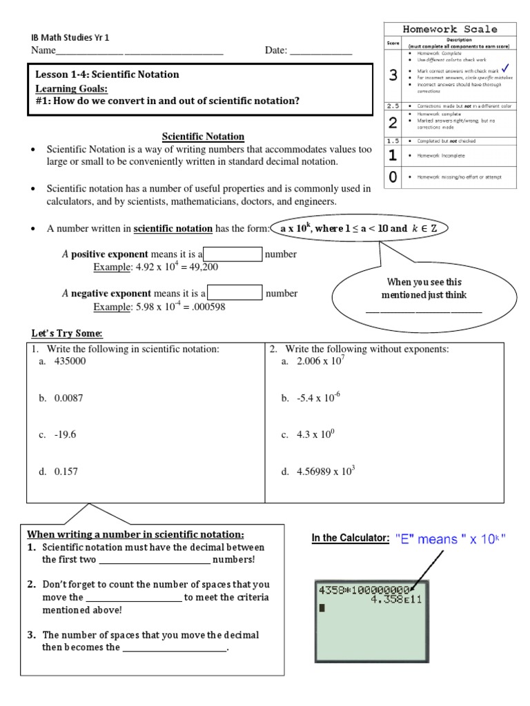 1 4 Scientific Notation | Download Free PDF | Significant Figures | Numbers