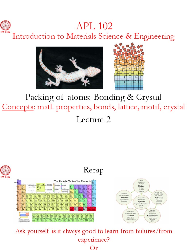 Apl Iit Delhi | PDF | Crystal Structure | Chemical Bond