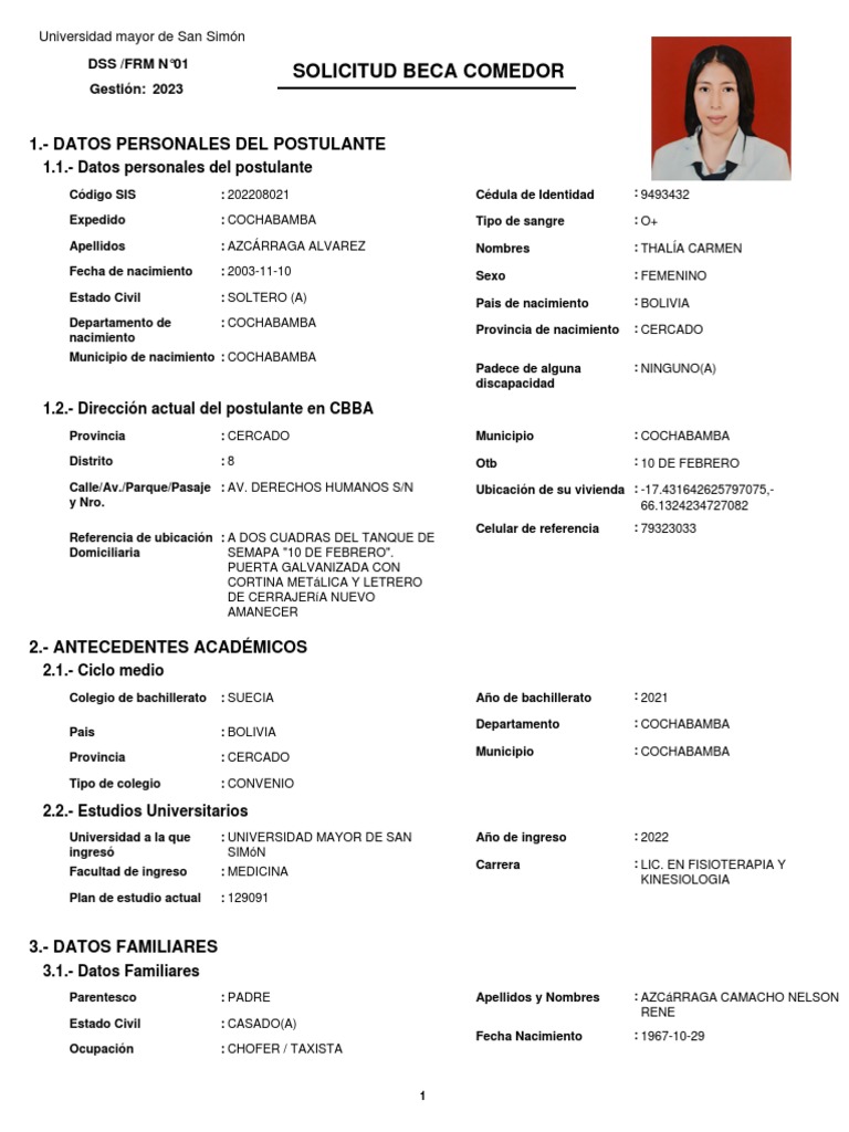 (Original) FORMULARIO 01 - 12 - Diciembre - 2022 | PDF