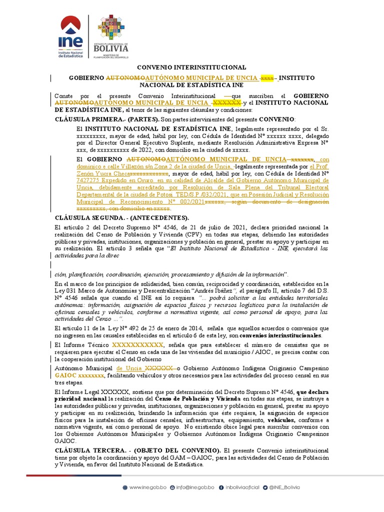 Convenio Marco Fam LP v2 | PDF | Gobierno