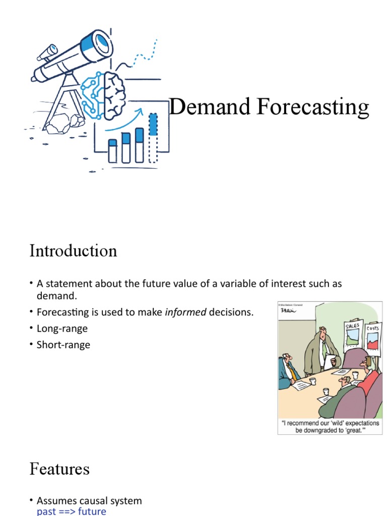 Demand Forecasting Pdf Forecasting Moving Average