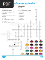 Ficha de Actividad - Colorea Con Números Ordinales | PDF