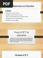 Applications of ICT in Education | PDF | Educational Technology ...