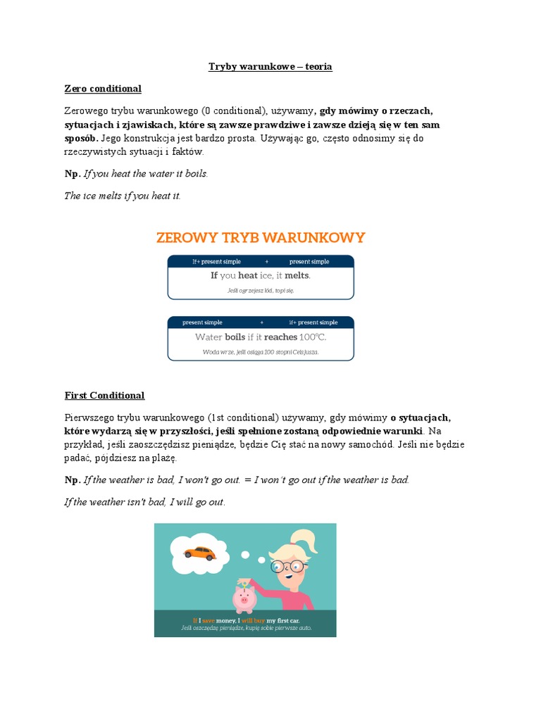 Tryby Warunkowe Teoria | PDF