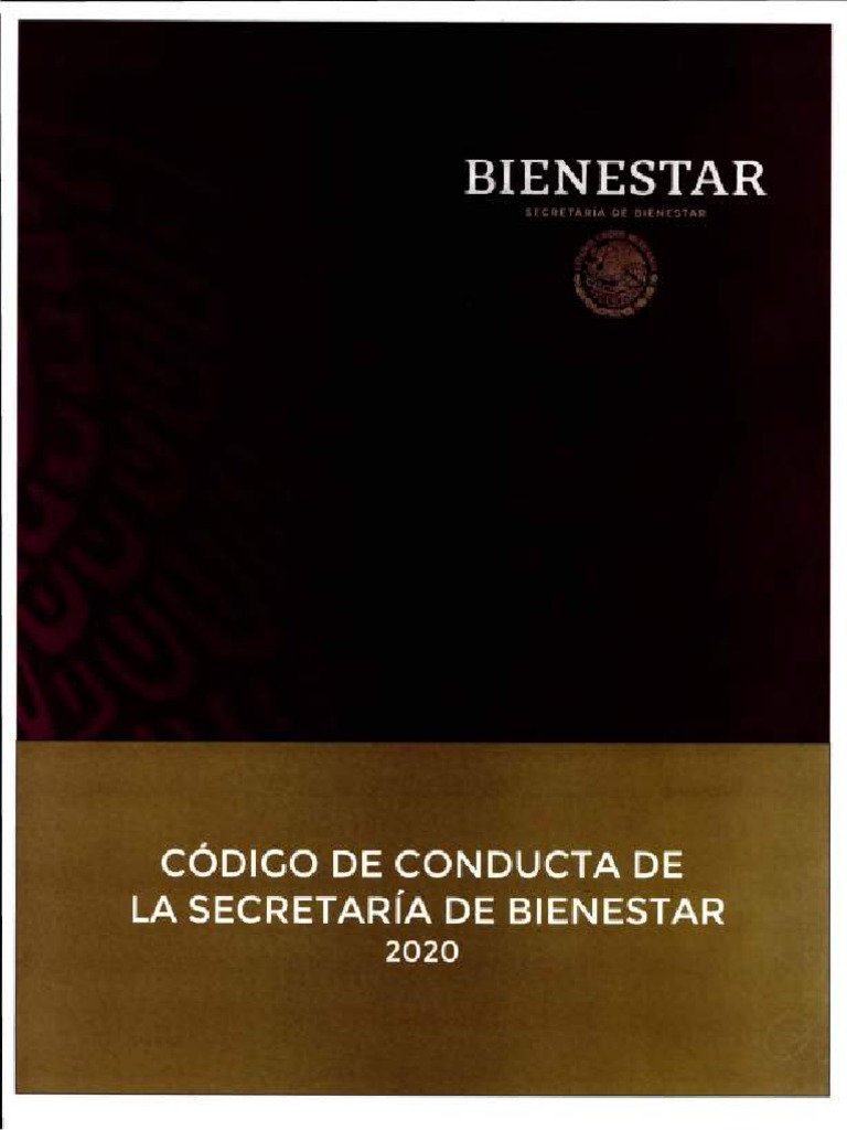 Codigo Conducta Bienestar2020 Compressed 1 | PDF | Responsabilidad | Derechos humanos