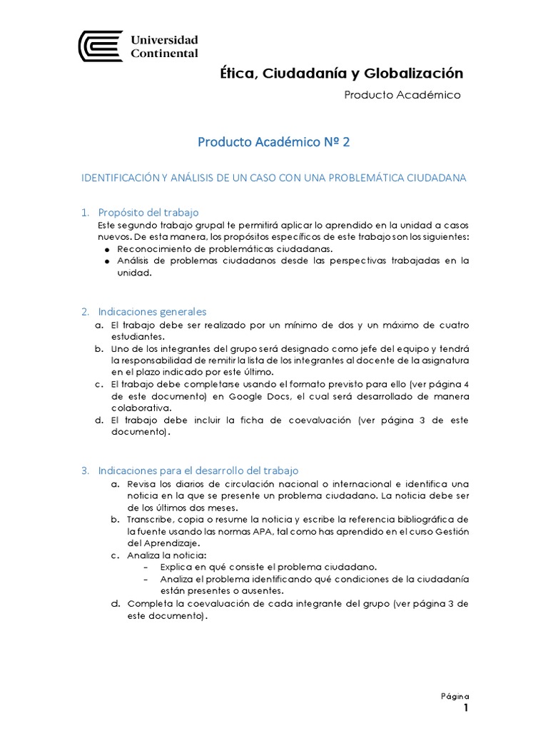 Producto Academico 02 - V4 | PDF | Perú