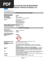 Vigon SC 200 - Hoja de Seguridad | PDF | Agua | Residuos