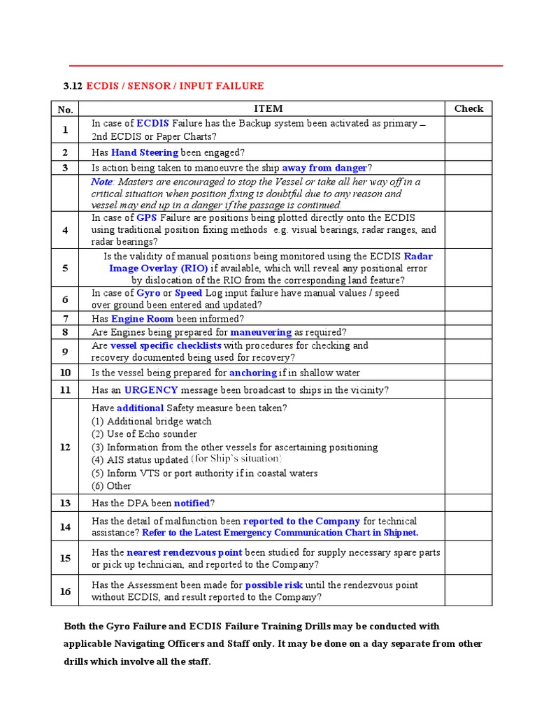 Ecdis Failure | Download Free PDF | Navigation