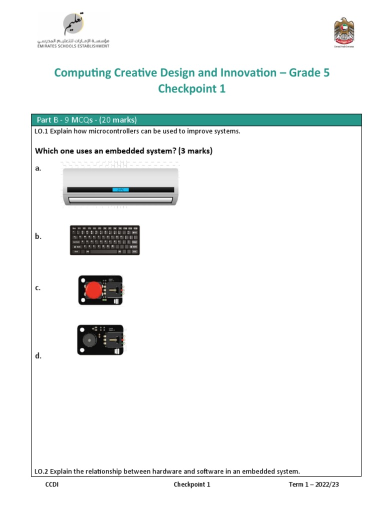 Grade 5 Computing Design Checkpoint 1 | PDF | Programming | Computer ...