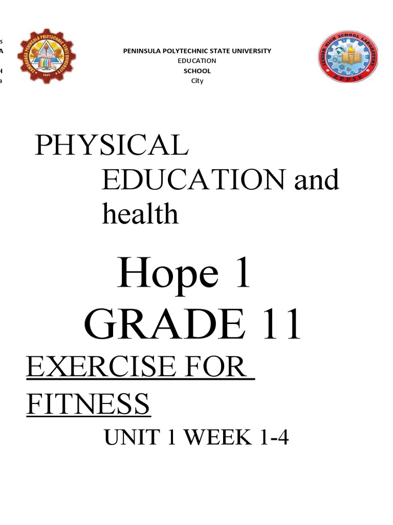 HOPE 1 Module 1 (Exercise For Fitness) | PDF | Strength Training | Physical Fitness
