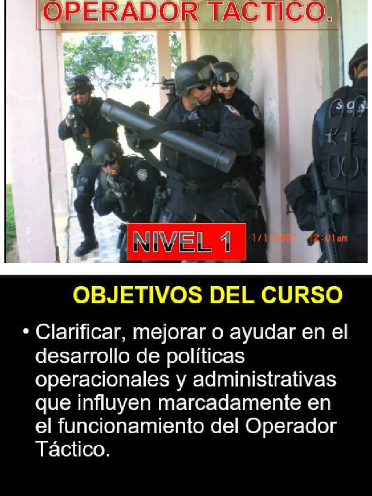 Operador Táctico LV01 | PDF