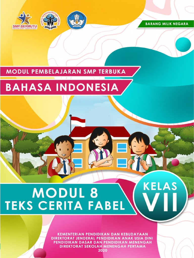 Bahasa Indonesia - Modul 8 - Teks Cerita Fabel-1-23 | PDF
