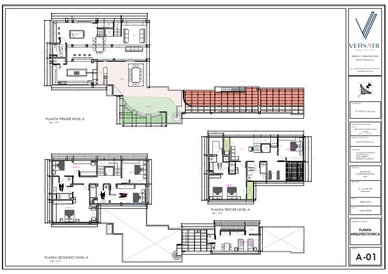 Distribución espacial y dimensiones de los elementos de un edificio | PDF