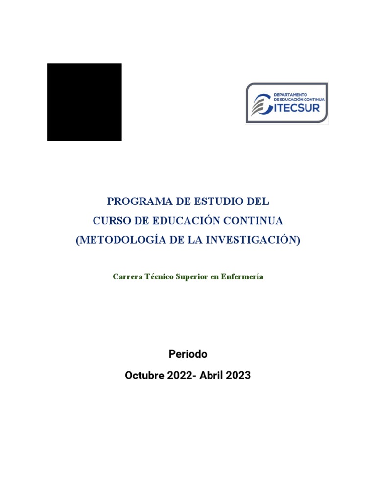 Pecec Metodología de La Investigación | PDF | Evaluación | Método ...