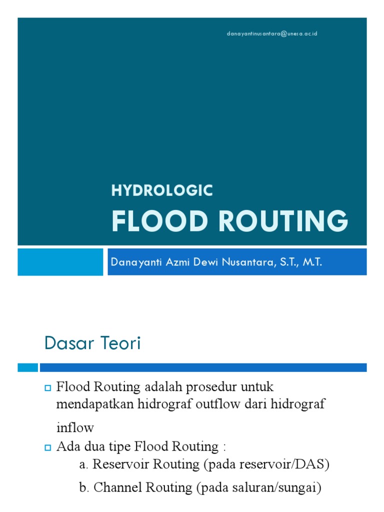 Flood Routing | PDF