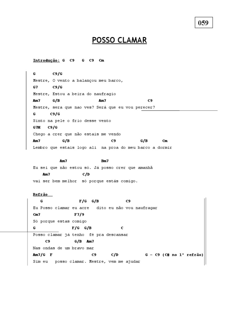 60 - Posso Clamar | PDF