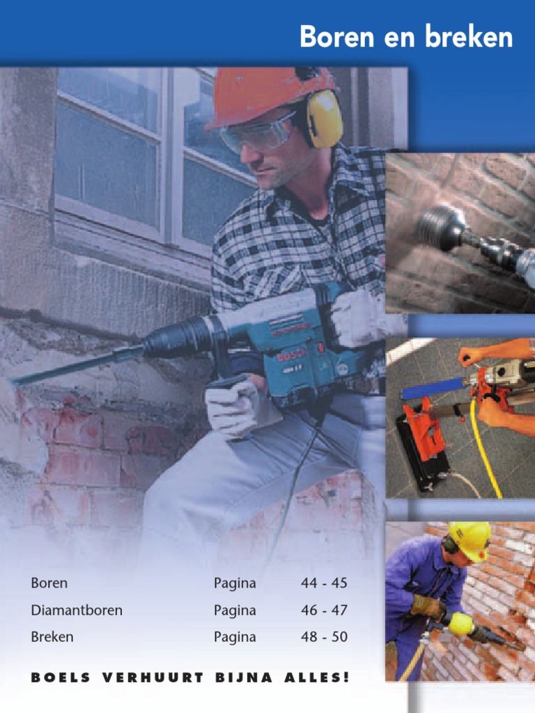 H02 - Boren en Breken - Boels-Verhuring | PDF