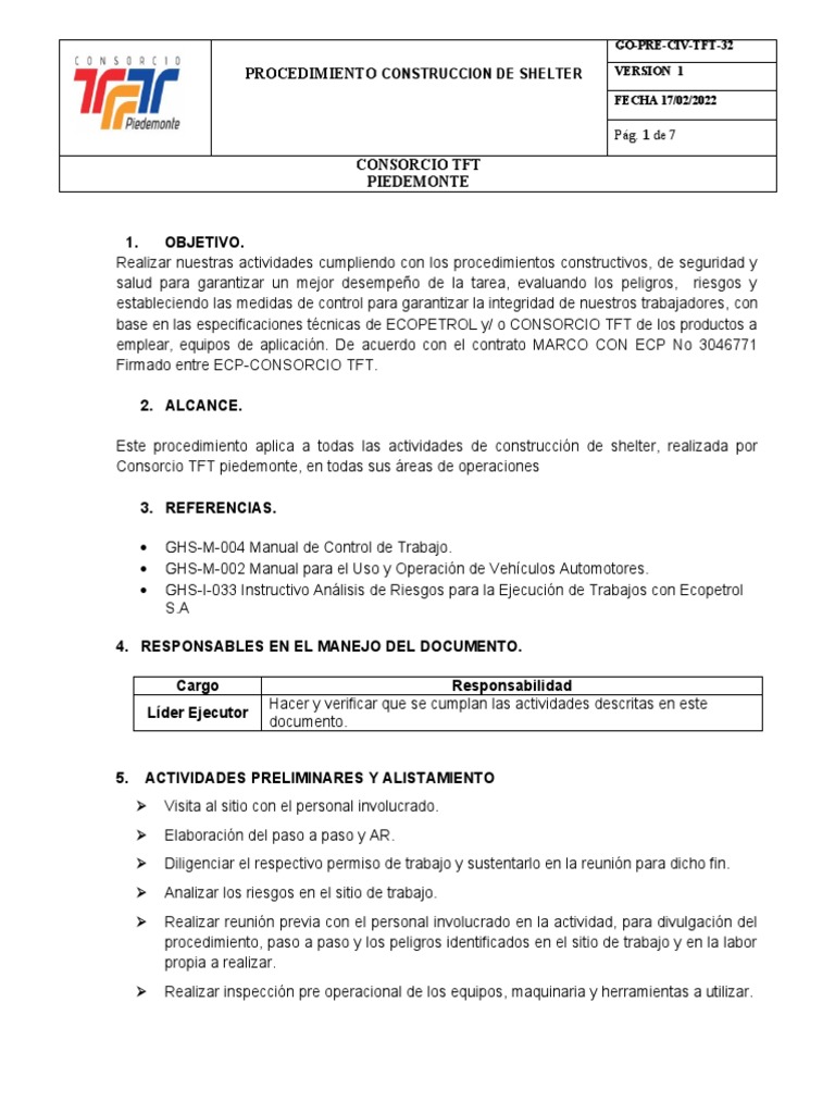 Go-Pre-Civ-Tft-32 - Procedimiento Especifico para Construccion de ...