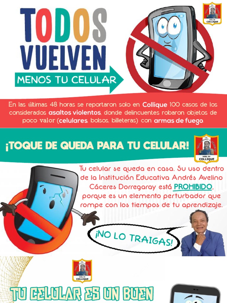 Prohibido El Uso De Celulares Pdf 