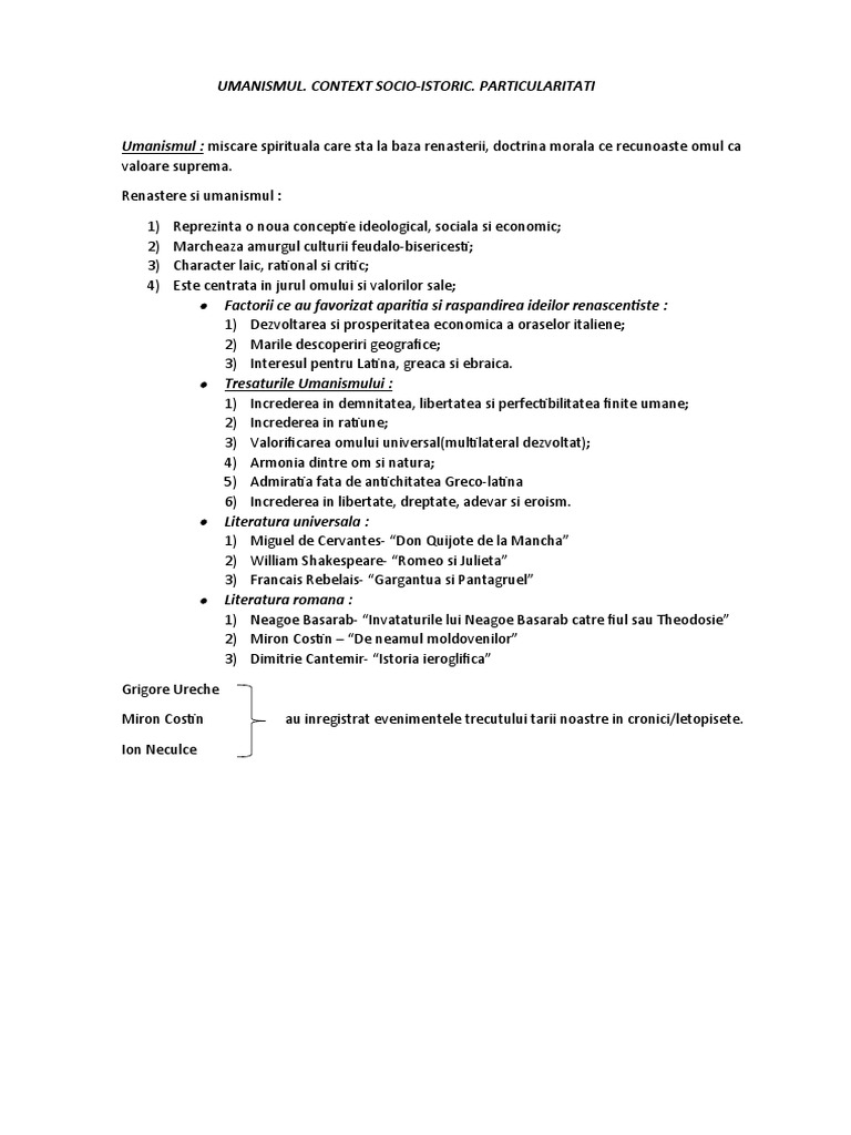 Curente Literare | PDF