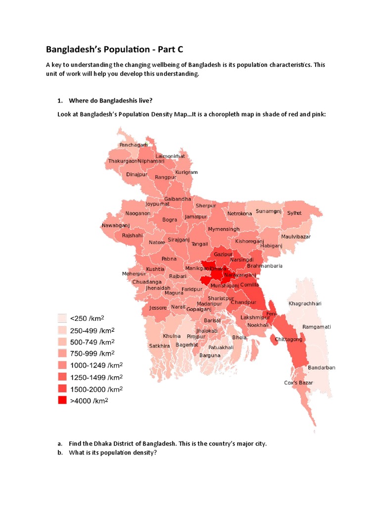 Bangladesh's Population Part C | PDF | Economies