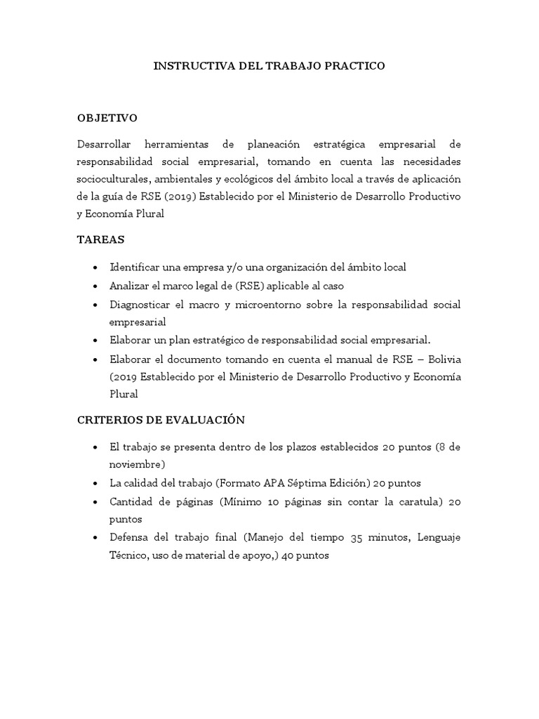 Estrategia RSE para ENDE ANDINA | PDF | Responsabilidad social ...