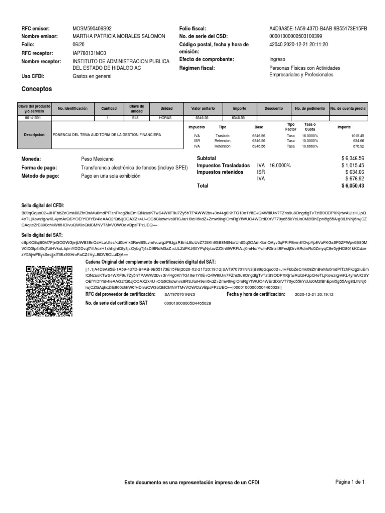 Conceptos 86141501 1 E48 Horas 6346 56 6346 56 Pdf