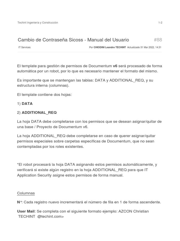 88-Cambio de Contrasena Sicoss Manual Del Usuario | PDF | Contraseña ...