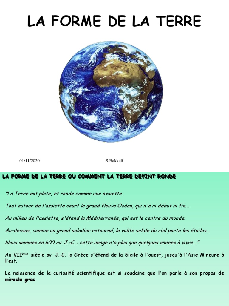 Chap2 Forme Terre | Descargar gratis PDF | Géodésie | Métrologie