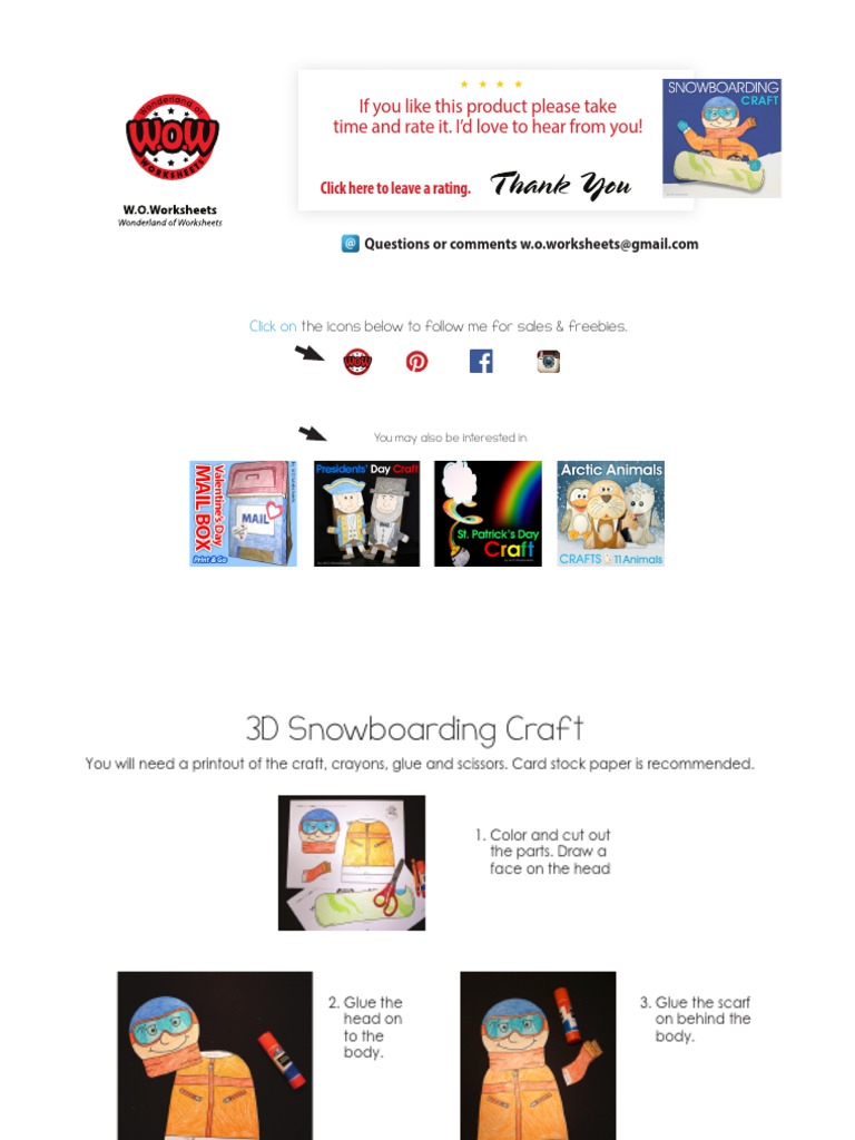 3D Snowboarding Craft | PDF