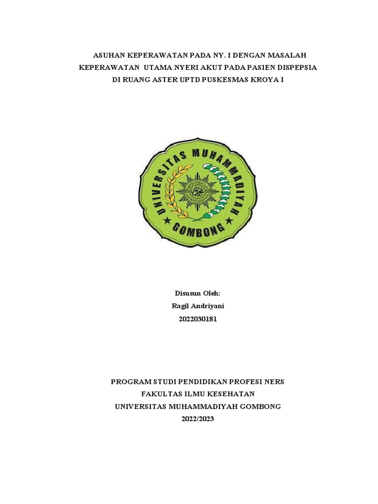 Askep KDP 1 Ragil | PDF