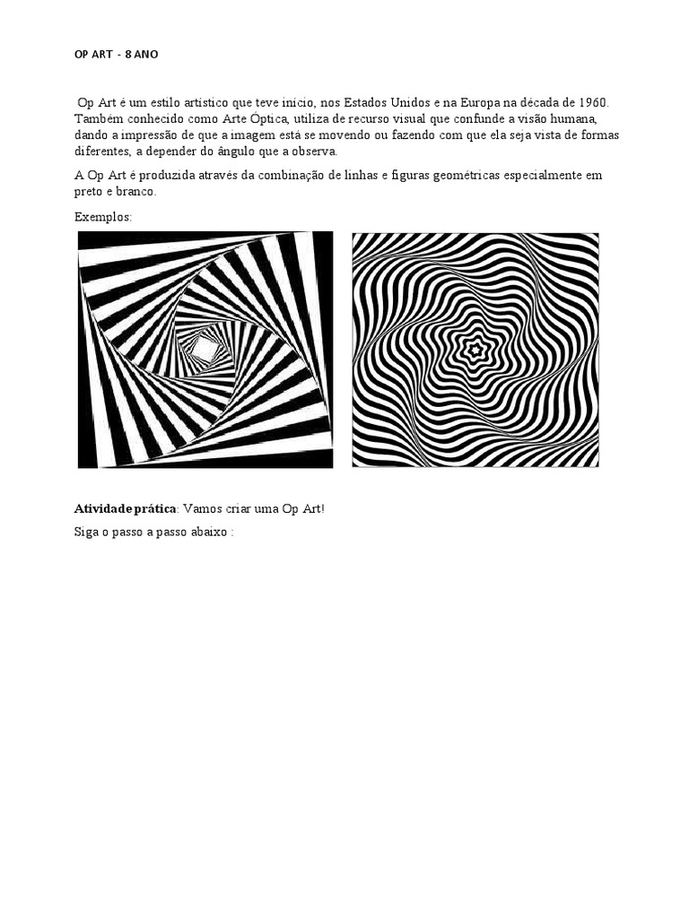 Op Art | PDF | Arte