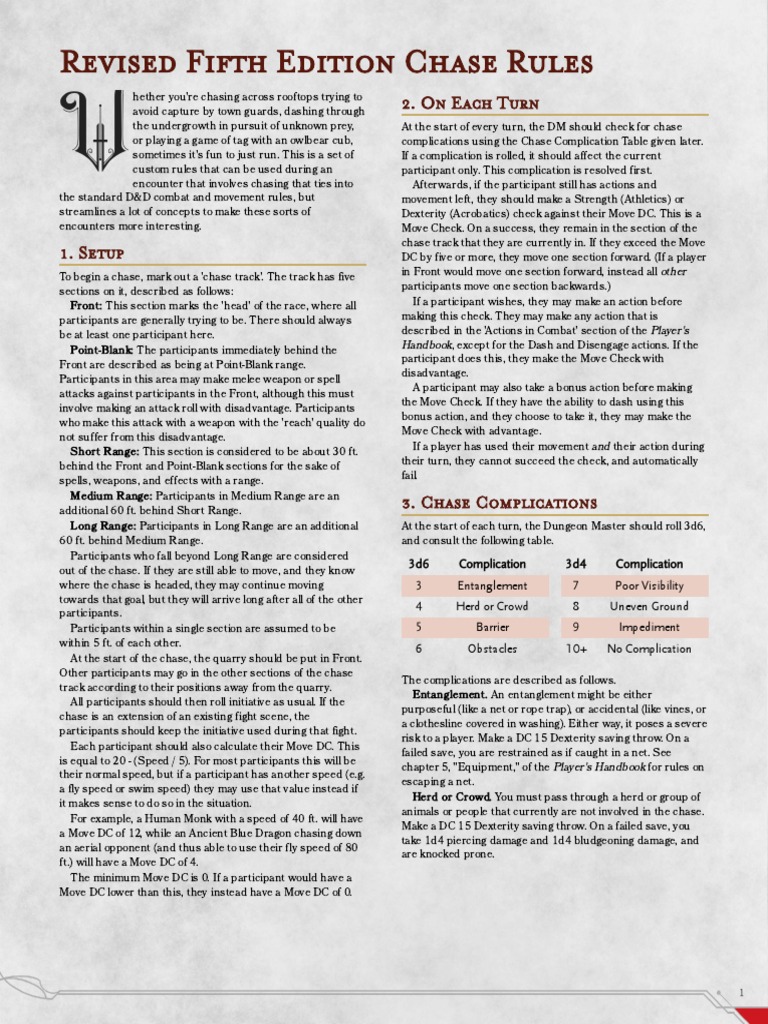 Chase Rules | PDF