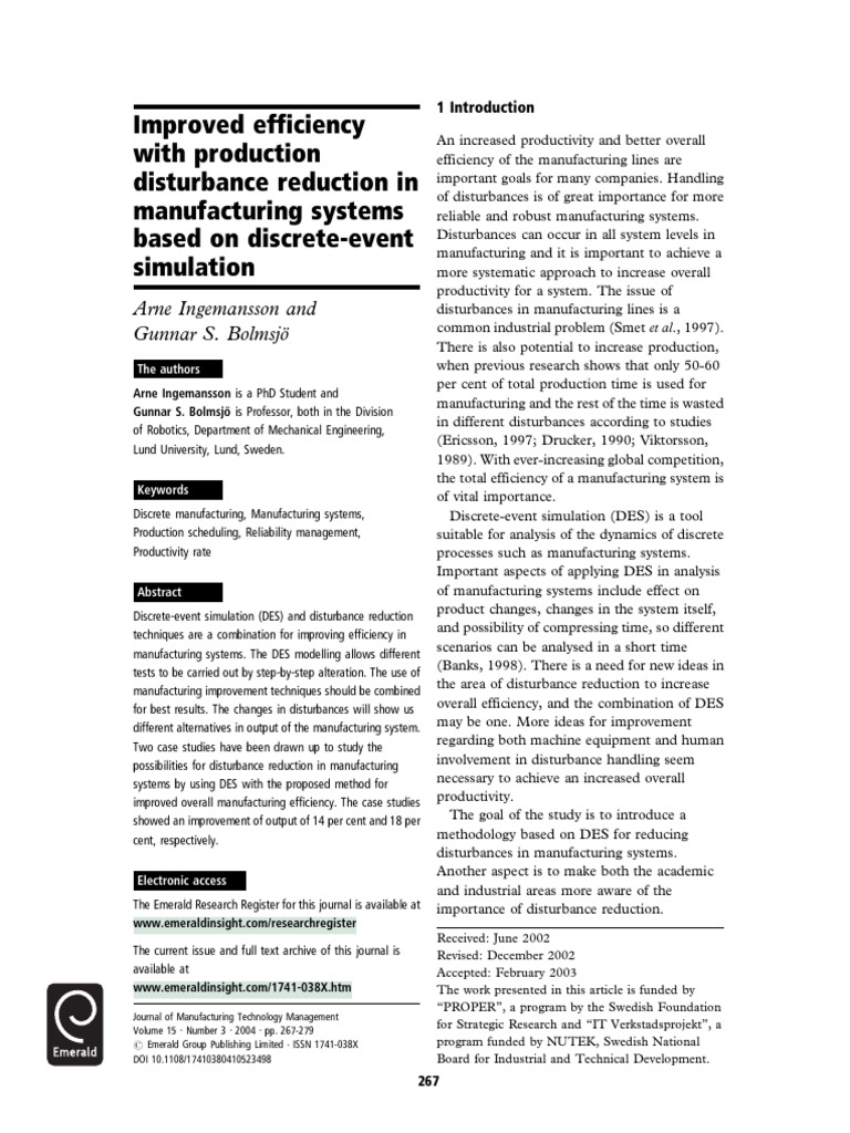 Simula MFG Abu Zaid | PDF | Simulation | Conceptual Model