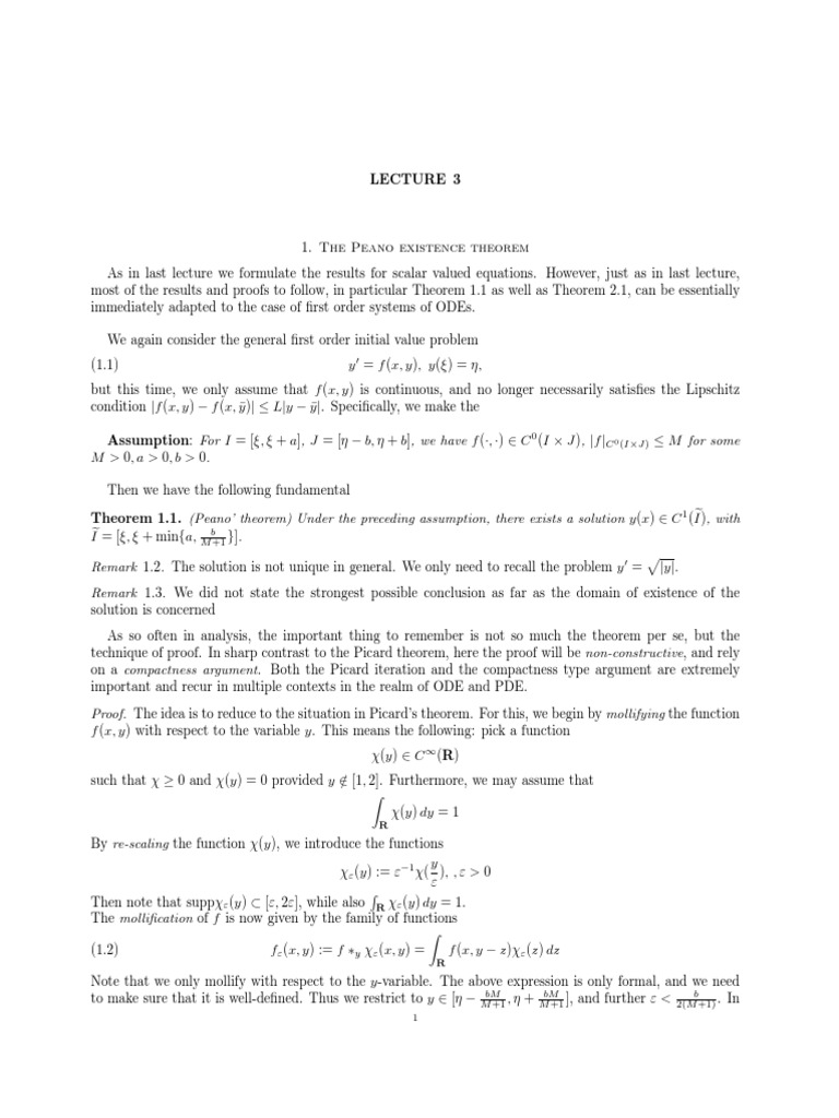 Ode 10 Lecture 3 Pdf Topology Mathematical Structures