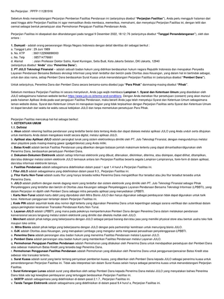 Master Agreement PPFP 111281916 | PDF