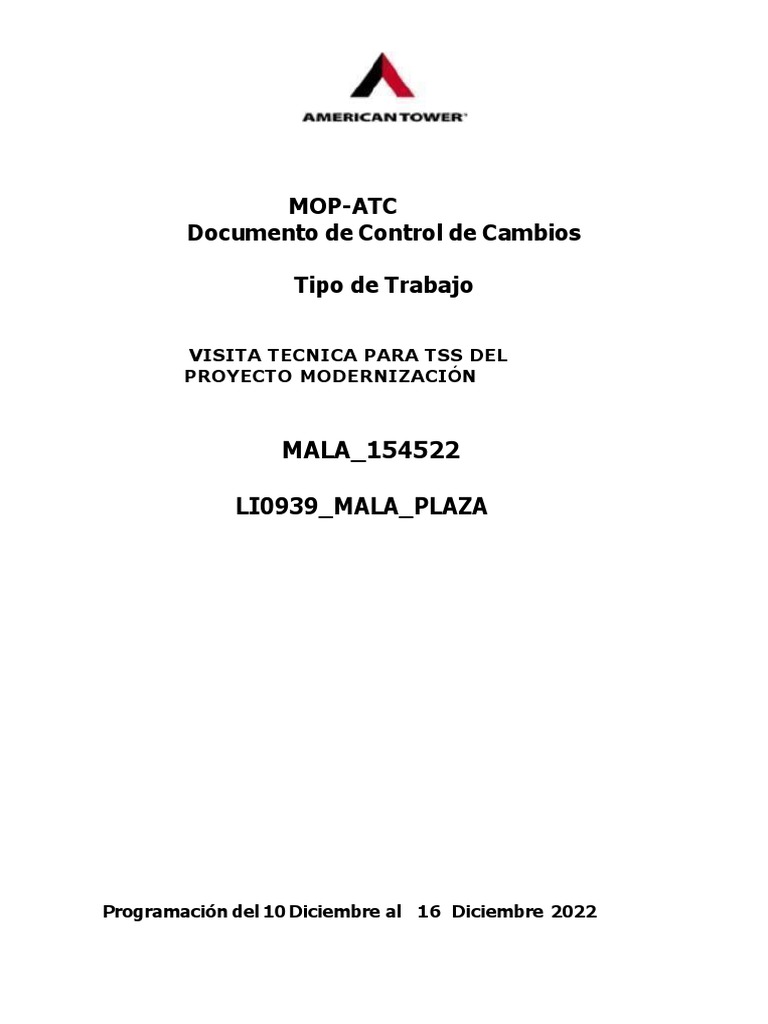 Mop (Plan de Trabajo) | PDF