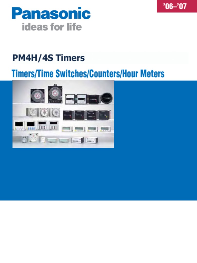 Panasonic Timer Products | Alternating Current | Direct Current
