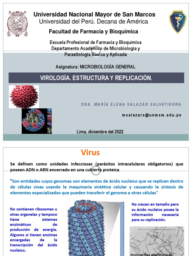 Micro 2022-II Virología | PDF | Virus | Retrovirus
