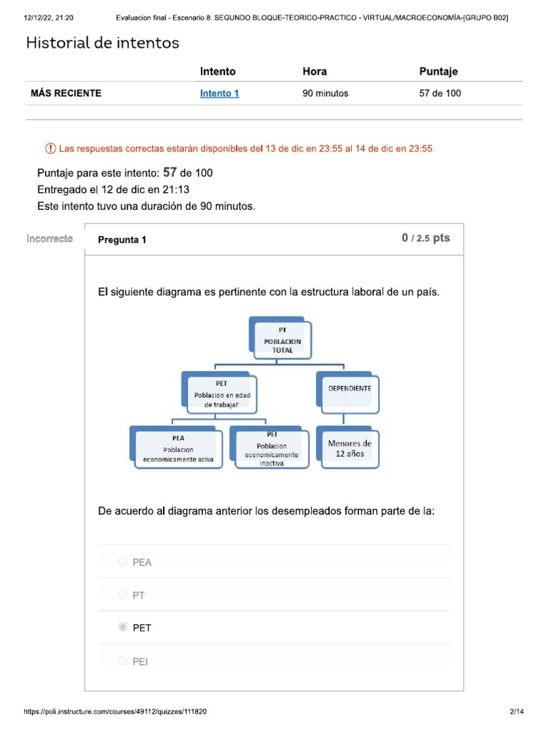 Primer Intento Examen Final Macro | PDF