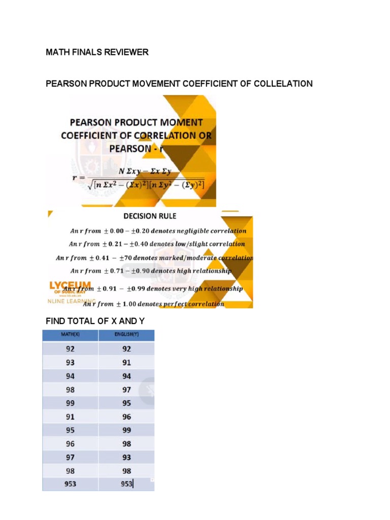 Math Finals Reviewer | PDF | Teaching Methods & Materials | Science & Mathematics