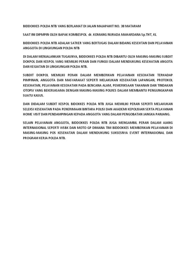 Narasi Selayang Pandang | PDF