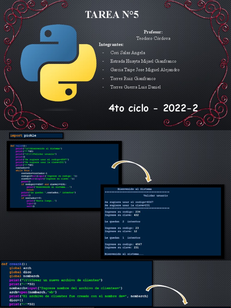 Expo Python PC 3 | PDF