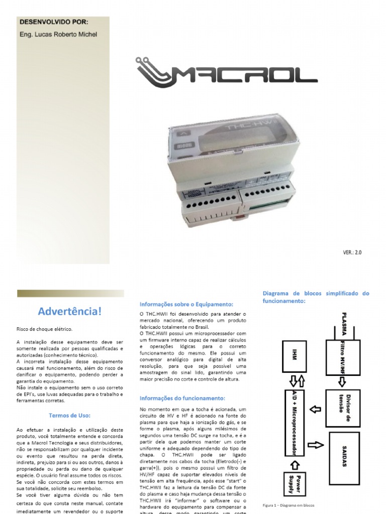 Macroll Controle THC Com Sensor Ohmico | PDF