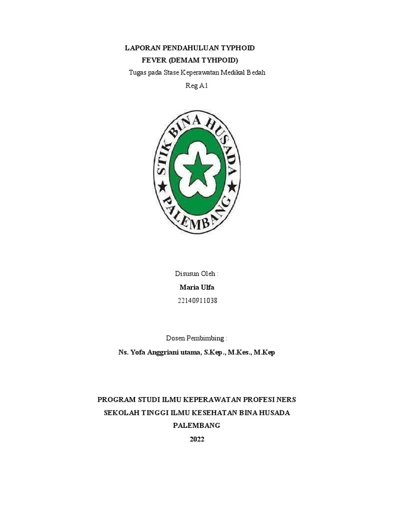 LP, LK, Sop Typoid Yang Ke 3 | PDF | Kesehatan Holistik